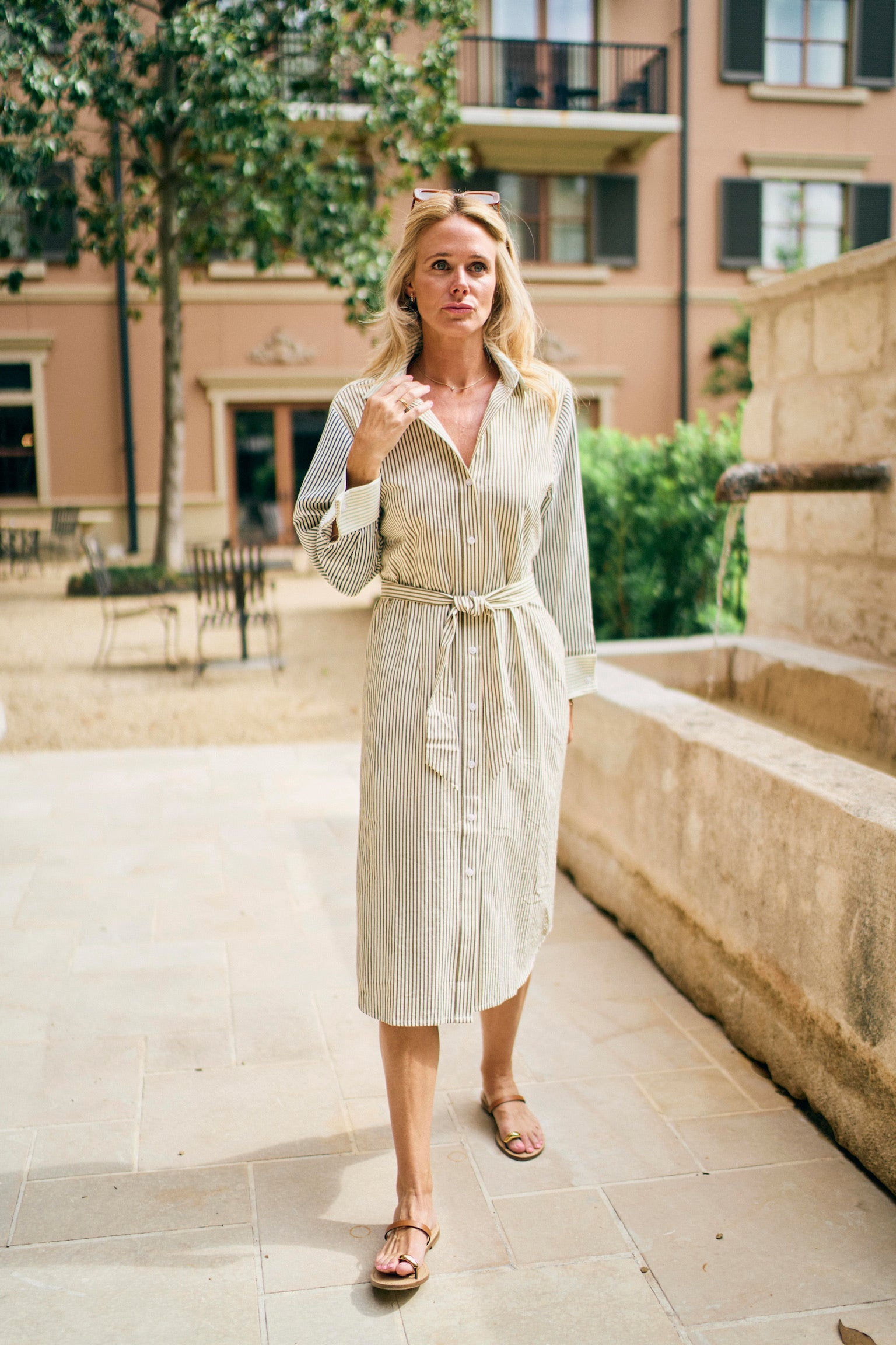 MASON'S DAUGHTER | Sutton Shirtdress, Multi Stripe – Only on The Avenue