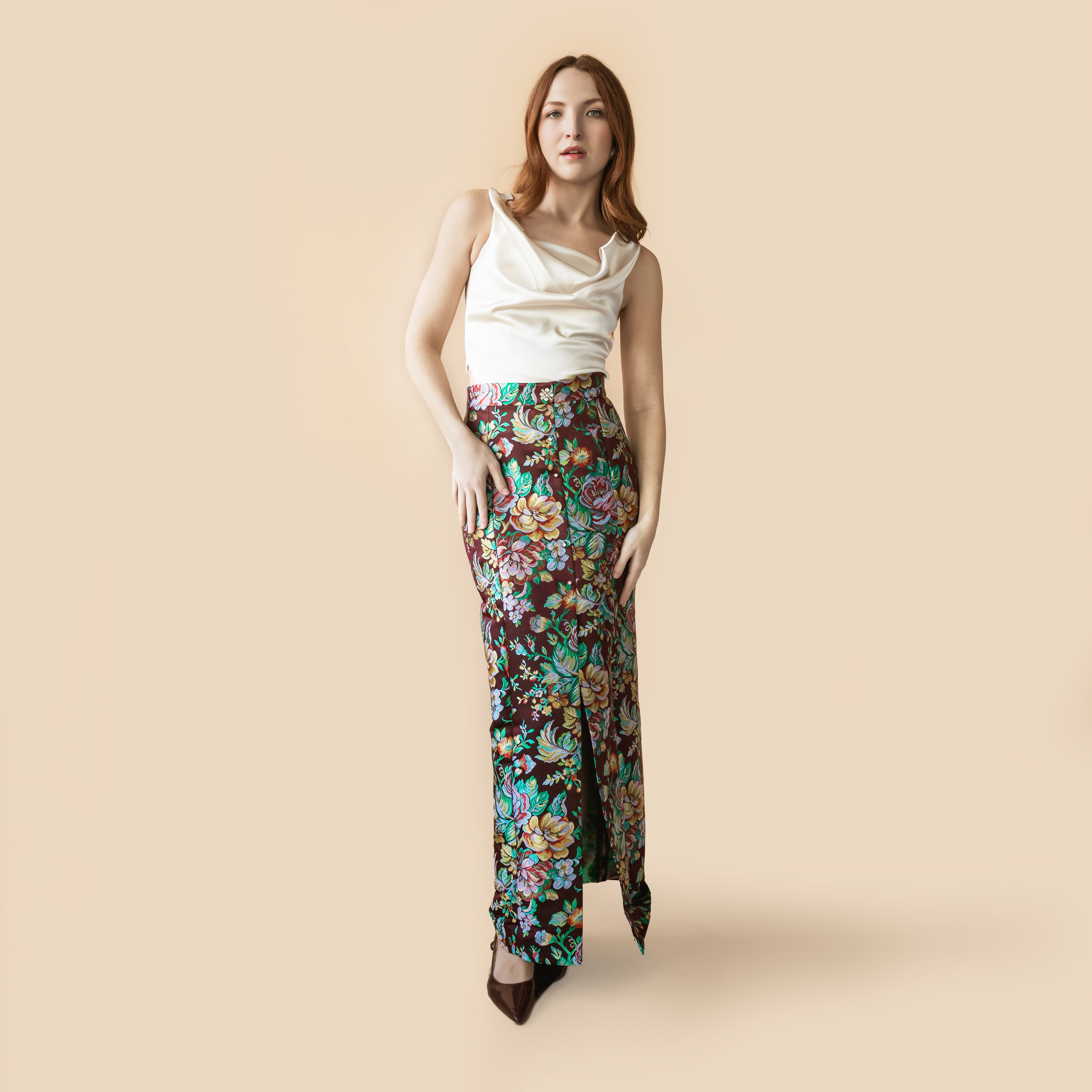 MASON by MASON'S DAUGHTER Leighton Skirt, Multi Jacquard – Only on The ...