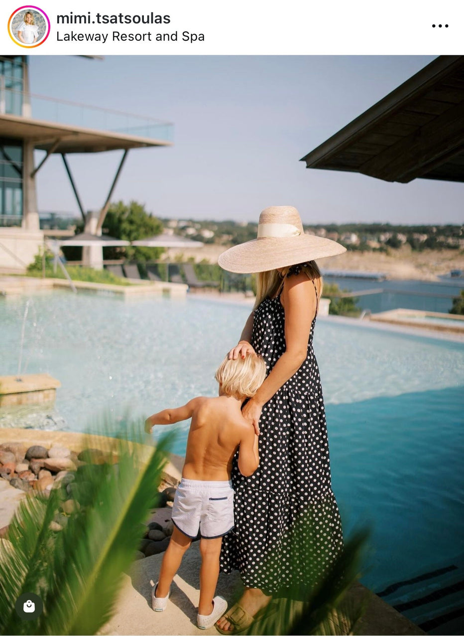 SARAH BRAY BERMUDA, Daisy Sun Hat - Long Ivory Grosgrain Ribbon – Only ...